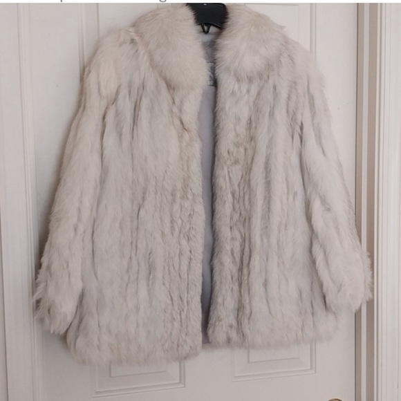 Saga Furs | Jackets & Coats | Vintage Real Silver Fox Fur Coat | Poshmark